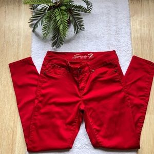Seven7 | Pants & Jumpsuits | Seven7 Red Pants | Poshmark